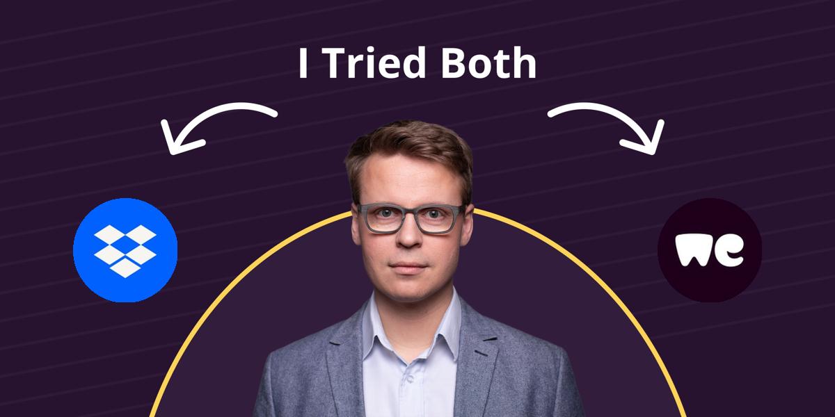 Dropbox vs WeTransfer (2025 Comparison)