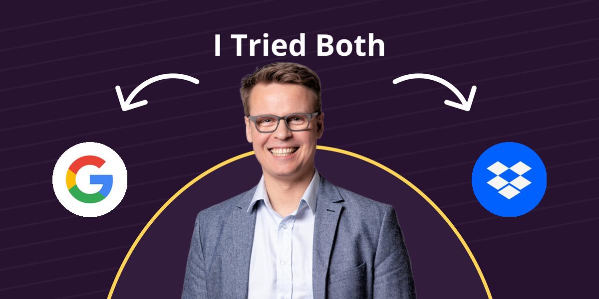 Google Workspace vs Dropbox (2025 Comparison)