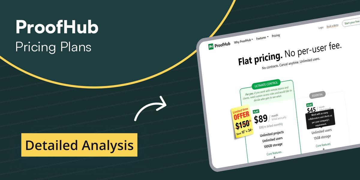 ProofHub Pricing & Plans (2025 Guide)