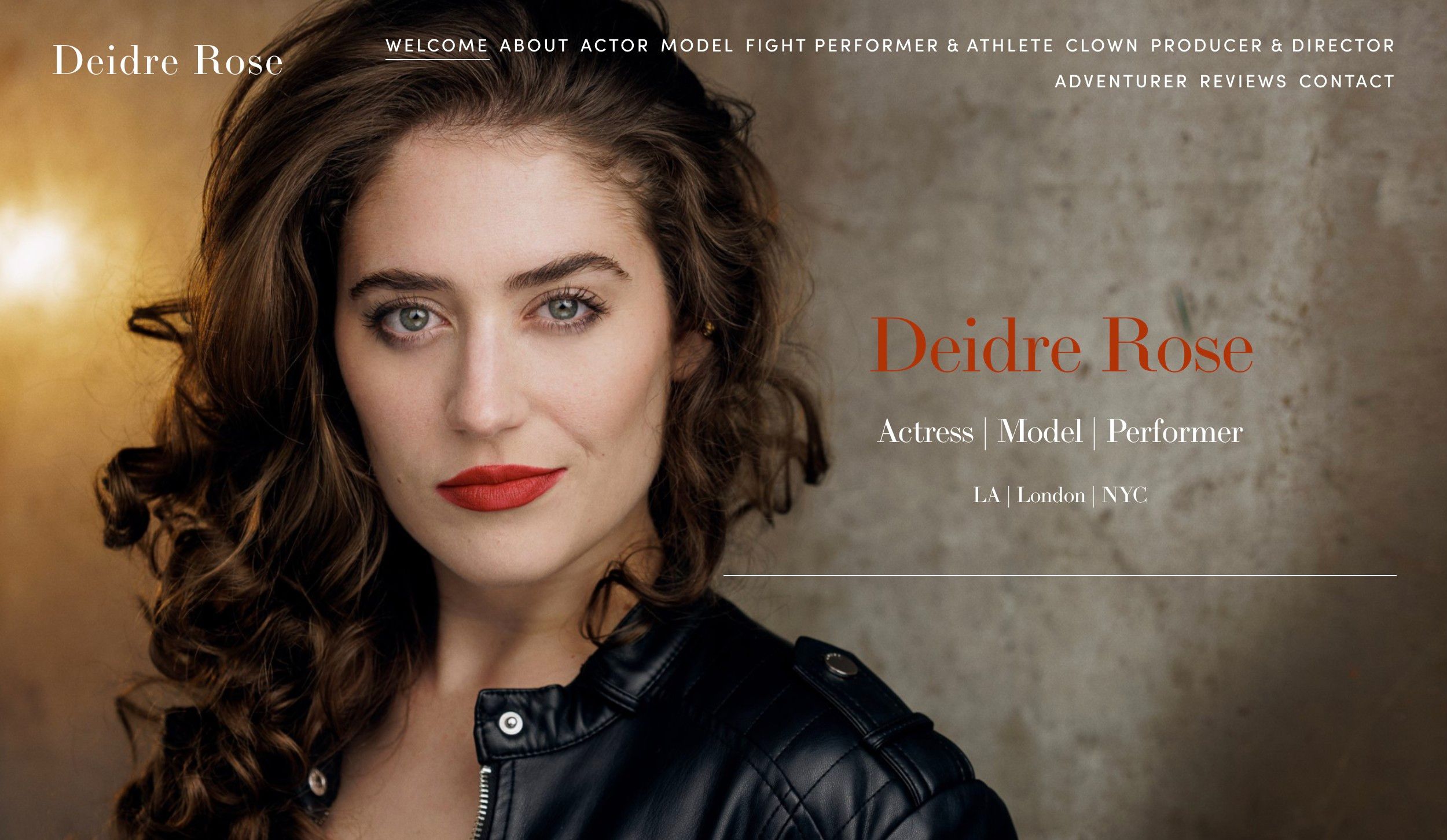 Actor Websites: 33 Inspiring Examples (2025)