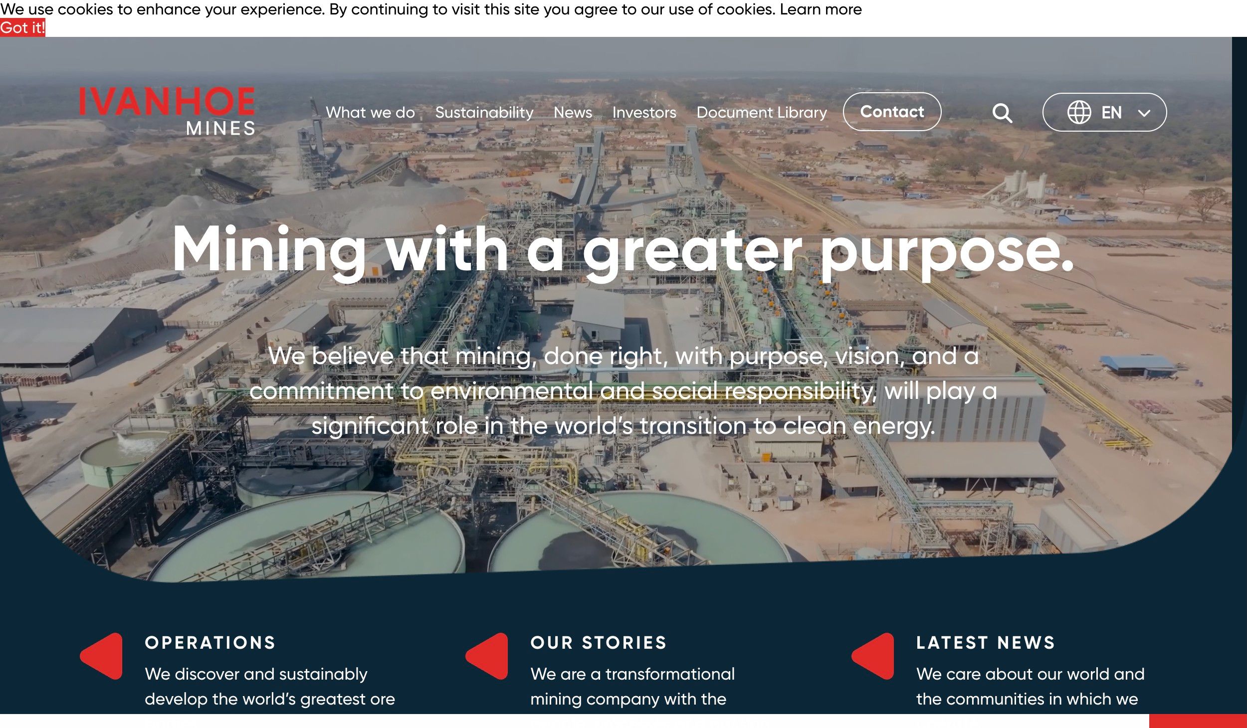 13 Mining Website Examples to Inspire Your Site